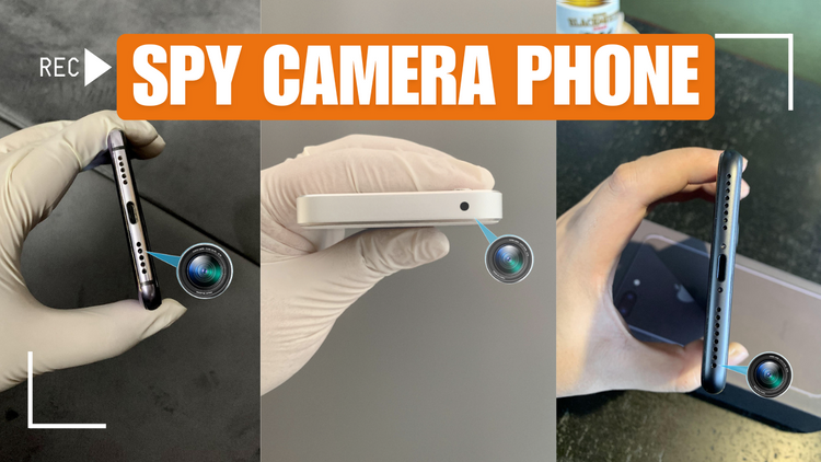 Hidden Camera Phone with Black Screen Recording | Tenthousandcam